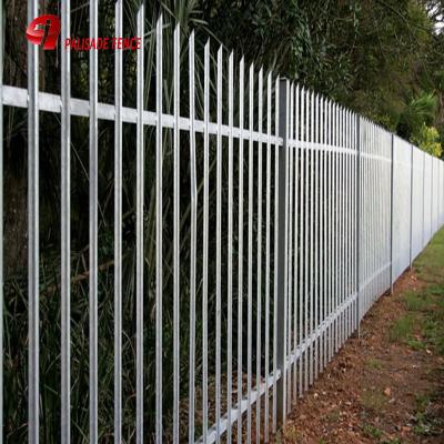 China Palisade Fence From Angle Steel Spear Top Palisade Fencing Panel for sale