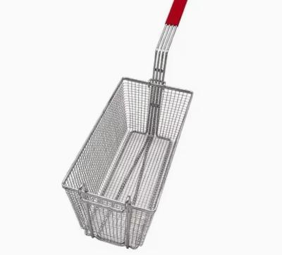 China Durable Stainless Steel Frying Basket for Effortless Crispy Cooking for sale