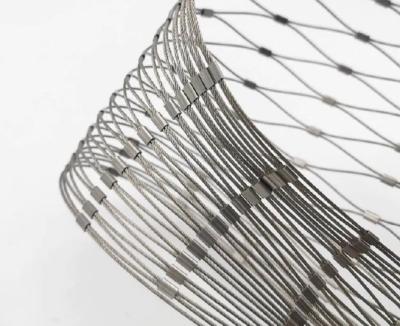 China 316 Aviary Birds Zoo Mesh Flexible Stainless Steel Rope Mesh for sale