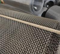 China Crimped Wire Self Cleaning Mesh with Polyurethane Fixing Strips for sale
