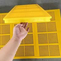 China WS85 Structure Polyurethane Screen Mesh Plate MDI Material + Anti Blocking Surface for sale