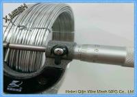 China 2.25mm X 0.5mm Galvanized Binding Wire / Precision Copper Stitching Wire for sale