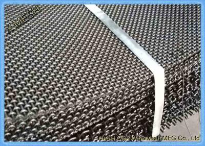 China 65 Mn Woven Lock Crimped Self Cleaning Screen Mesh 1.5mx1.95m Size for sale