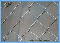 China Hot Dipped Galvanized 9-Gauge Chain Link Security Fencing - 2.8mm Wire Diameter, 50ft Roll Length for sale