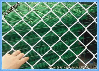 China Vinyl Coated Chain Link Fence Construction 1.0-3.0mm Wire Diameter for sale