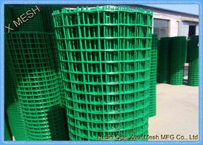 green colored welded wire mesh rolls