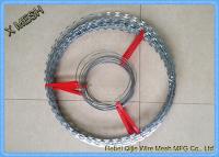 China Security Perimeter Galvanized Binding Wire Welded Razor Mesh 22 Mm Blade Length for sale