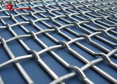 China Aluminum Wire Lock Crimped Woven Wire Mesh For Balcony Railings And Stair Railings for sale