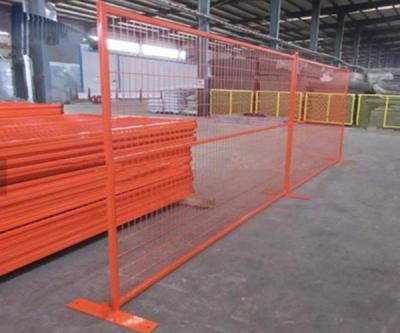 China CA Mobile Fence 6 FTx10 FT Reuable Galvanized Panels Top Coupler for Isolation for sale
