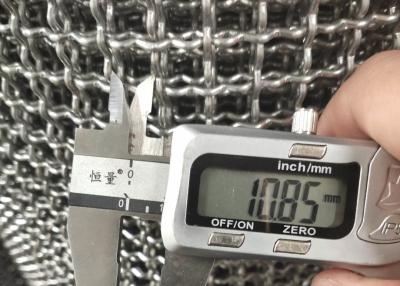 China 1/2" X 1/2" Metal Pre - Aluminum Crimped Wire Mesh High Carbon Steel Plain Weaving for sale