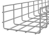 China Welded 4mm Wire Mesh Cable Tray 50mm Height 150mm Width 3m Length - Hot Dip Galvanized & Powder Coated Options for sale