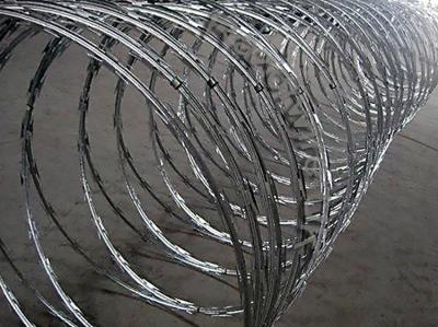 China Stainless Steel Barbed Prison Razor Wire Bto 22 Extended for sale