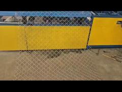Galvanized Hole Cyclone 60x60 50ft Pvc Coated Chain Link Fencing High 1.8m