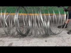800mm Diameter Concertina Razor Wire Flat Wrap Bto-20