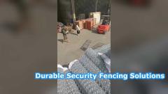 Durable Chain Link Fence for Construction and Security