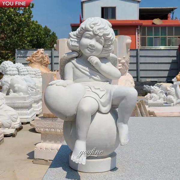 Quality Custom Life Size Cherub Marble Statue Figure Statue for sale