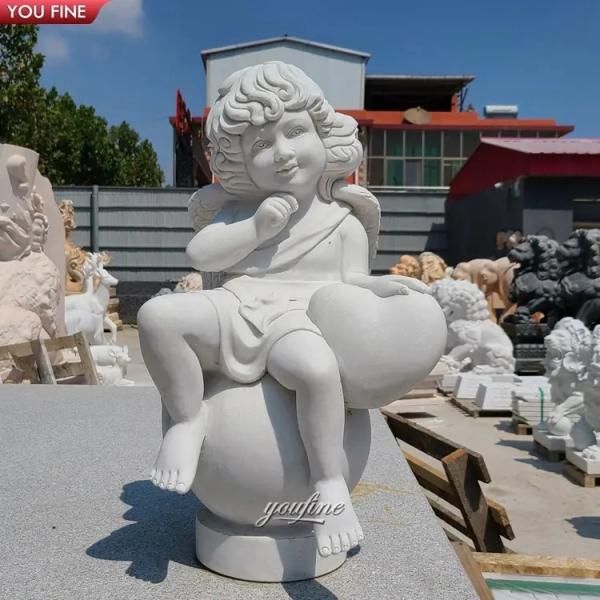 Quality Custom Life Size Cherub Marble Statue Figure Statue for sale