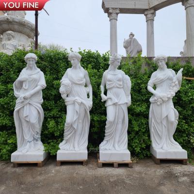 China Life Size Home Decoration Marble Four Season Sculpture Human Figure Statue for Sale for sale