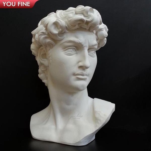 Quality Custom Marble David Bust Sculpture Western Design Style Statue for sale