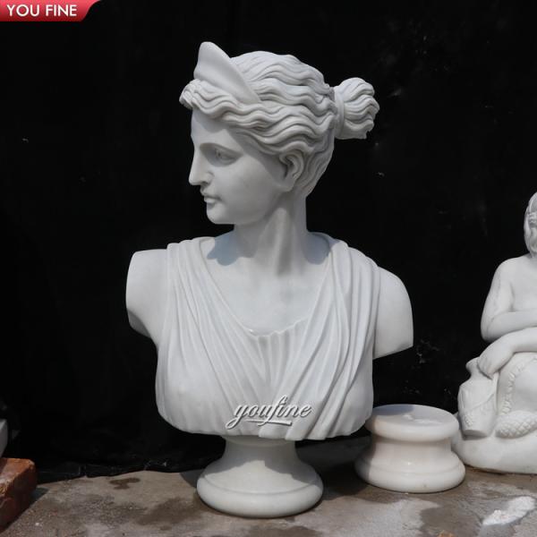 Quality Manor Ornament Custom Antique Famous Marble Figure Bust Statue for sale