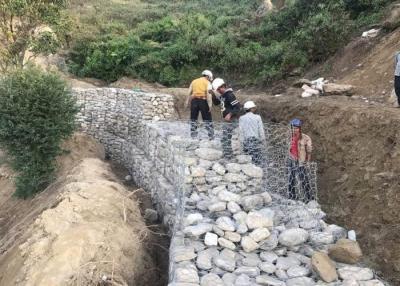Cina Il PVC protettivo di argine esagonale ha ricoperto la scatola del gabbione in vendita