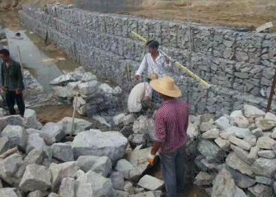 Cina HD riempito di pietra ha galvanizzato la rete metallica esagonale in vendita