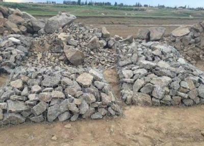 Cina Doppi canestri torti della parete del gabbione di 2.2mm 60X80mm in vendita
