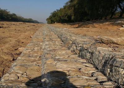 Cina Gabbione Mesh Basket del tessuto di protezione 2x1x1m della riva del fiume in vendita