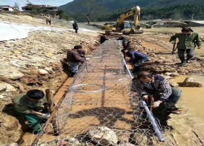 Cina Gabbie esagonali della parete della roccia del gabbione di Zhuoda 2x1x1m Galf in vendita