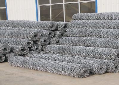 Cina maglia esagonale materiale del gabbione galvanizzata 90x110mm del filo di ferro Iso9001 di 2x1x1m Hdg in vendita