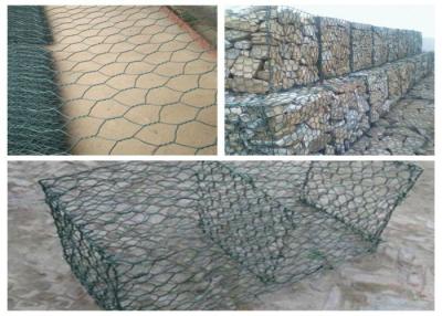 Cina la pietra esagonale di iso 9001 del foro 3.2mm di 80x60mm ha riempito i gabbioni in vendita