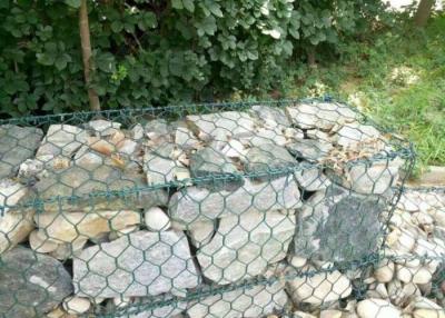 Cina Il PVC dell'acciaio inossidabile del controllo delle inondazioni ha ricoperto il gabbione Mesh Weight Per Square Meter in vendita