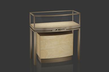 China Stainless steel frame jewellery showcases for sale