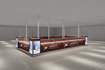 China Middle End Jewellery Showroom Designing and Manufacturing for sale