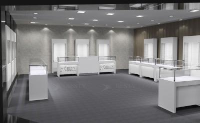 China led light jewellery shop design, manufacture and install for sale