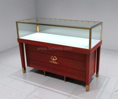 China Customized wooden furniture showcase for jewellery display for sale