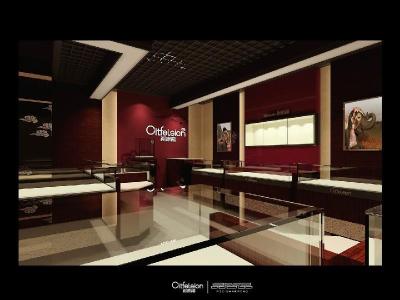 China jewellery showroom display cabinets /Jewelry shop glass stand vitrines for sale