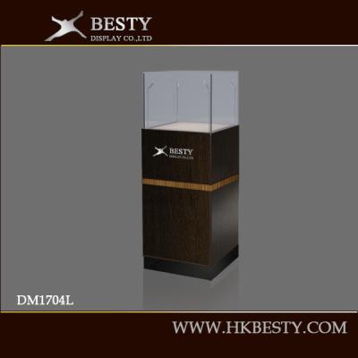 China LED lightings Jewels tower display showcases for sale