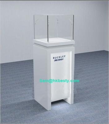 China Fashion Jewelry Display Tower Showcase with LED Downlights for sale