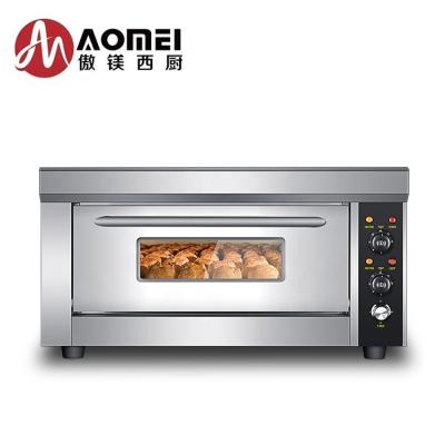 China Commerciële elektrische bakkerijoven met 1 laag en 1 bak 850x620x450mm Efficiëntie Te koop