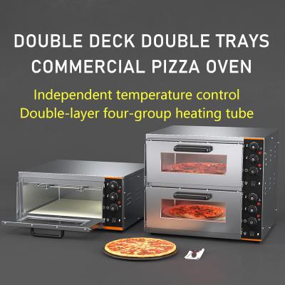 Cina Forno elettrico per pizza e pizza maker con forno a convezione a due strati NO in vendita
