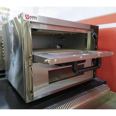 Cina Forno elettrico per pizza e pizza maker con forno a convezione a due strati NO in vendita