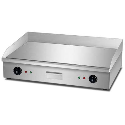 Cina Piatto di grigliatura elettrico a tavolo piatto di grigliatura argento bianco 35 kg doppio pannello di controllo della temperatura in vendita