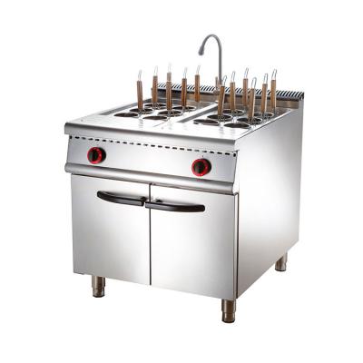 Cina Cucina alberghiera Macchina da cucinare con pasta in acciaio inossidabile con fornire una stufa a gas da 22W in vendita
