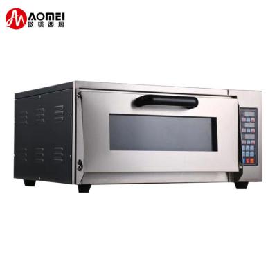 China Horno de pizza de piedra de acero inoxidable de 2500W con control de temporizador digital y función de merienda en venta