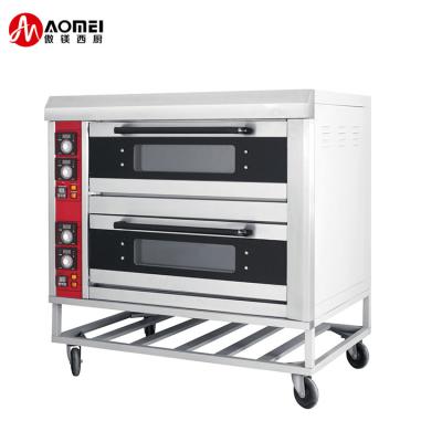 China 1 Schicht 1 Deck 2 Tray Kleines Bäckerei Brot Einzeldeck Backöfen 1220X820X530mm Größe zu verkaufen