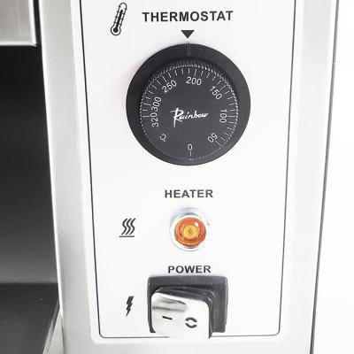 China 1600W elektrische transportbandroaster voor hamburgerbrood in de commerciële voedingsmiddelenindustrie Te koop