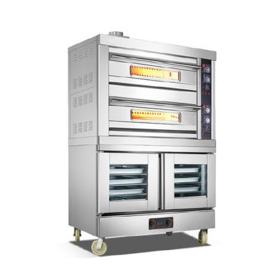 中国 レストラン ホテル ベーカリー ステンレス スチール 高級 電気/ガス デッキオーブン 試料 16000 販売のため