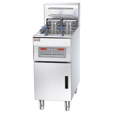 Cina Fritura in argento a controllo informatico con temperatura automatica e sollevamento in vendita