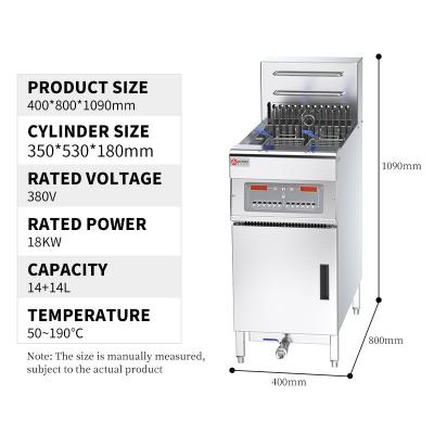 Cina Fritura in argento a controllo informatico con temperatura automatica e sollevamento in vendita
